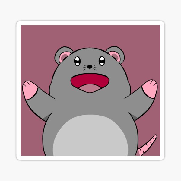 "FAT RAT" Sticker for Sale by cartoonboy16 | Redbubble