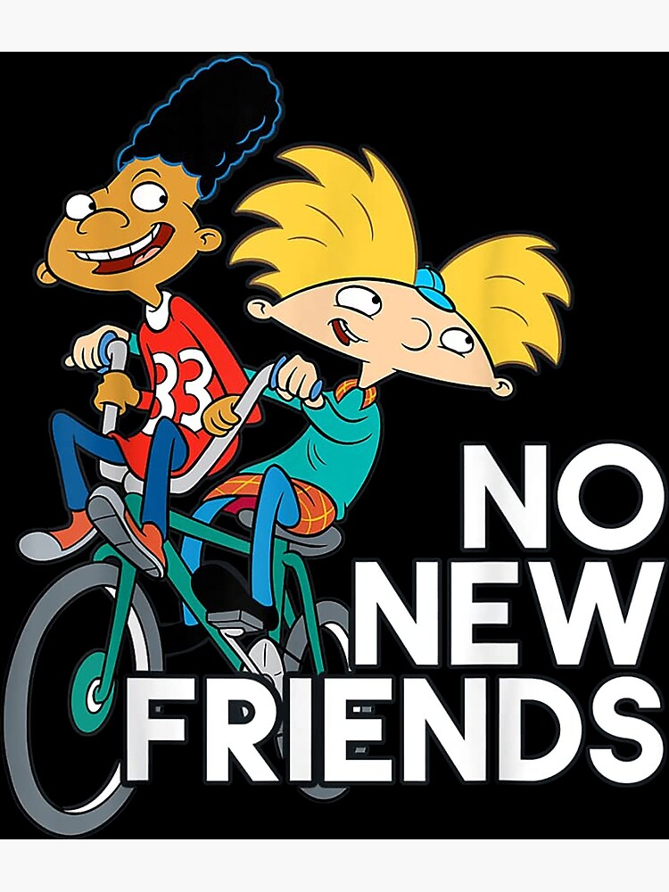 "No New Friends" Poster for Sale by hicgembngt | Redbubble