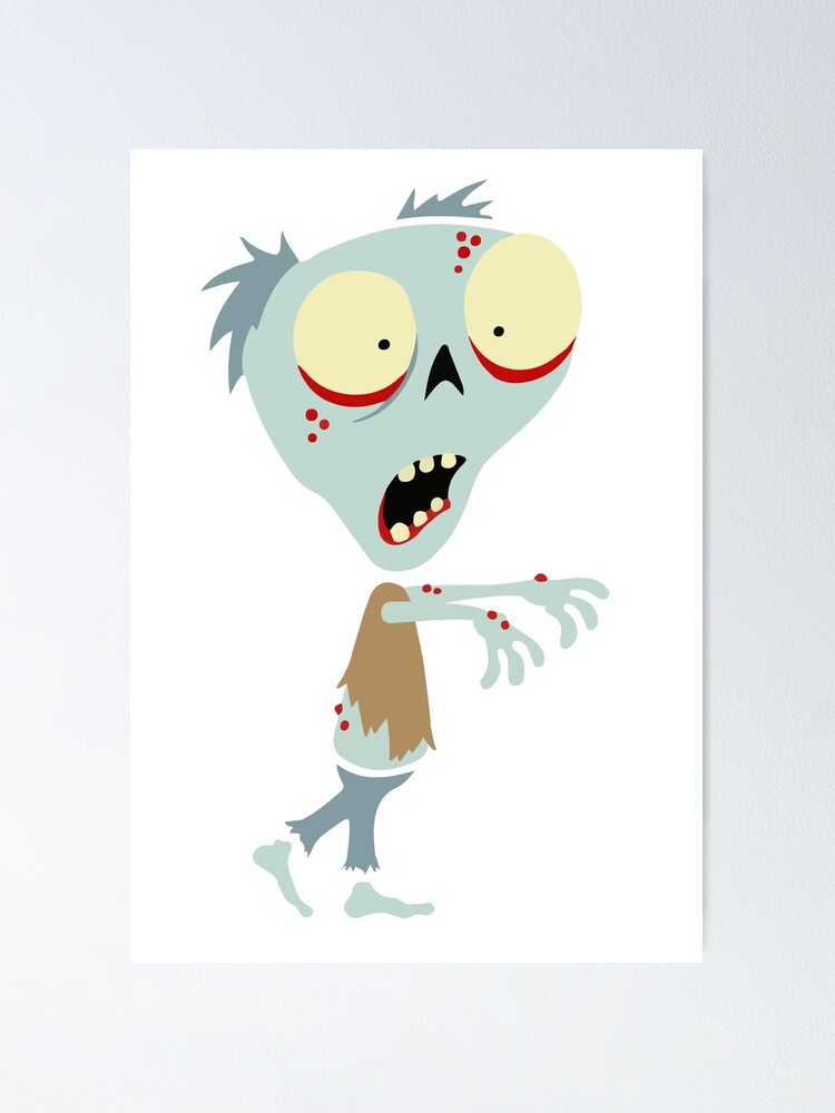 "Fred The Zombie - Everybody Shuffling!" Poster by calvininnes | Redbubble