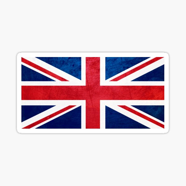 "Old Classic UK Flag United Kingdom" Sticker for Sale by EpicMaps ...