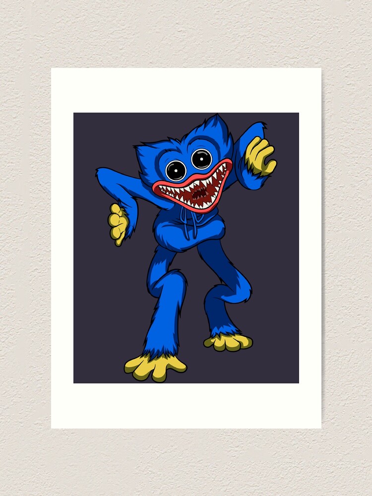 "Women Men Huggy Wuggy playtime logo Movie" Art Print for Sale by ...