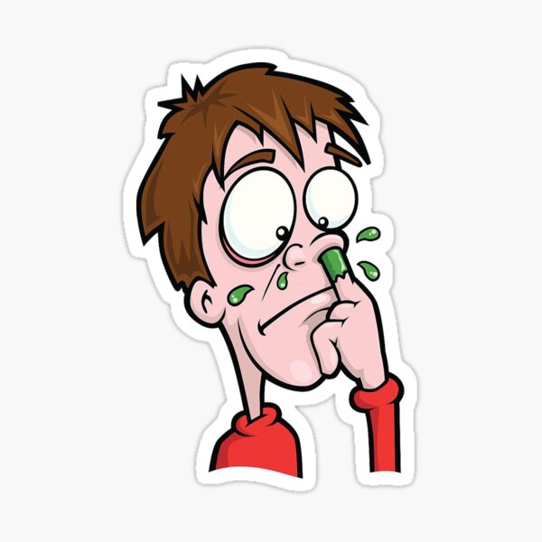 "A boy pick his nose" Sticker for Sale by DiepChi127 | Redbubble