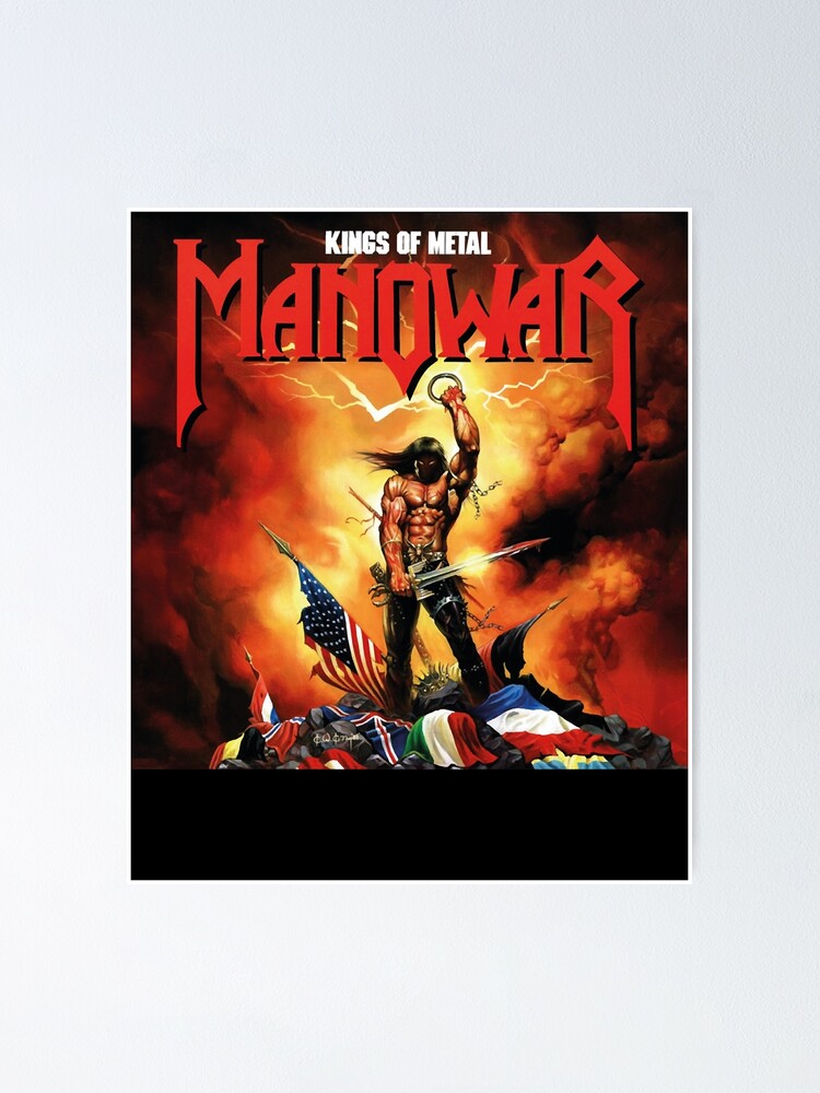 "Manowar Kings of Metal" Poster for Sale by LuisARizo | Redbubble