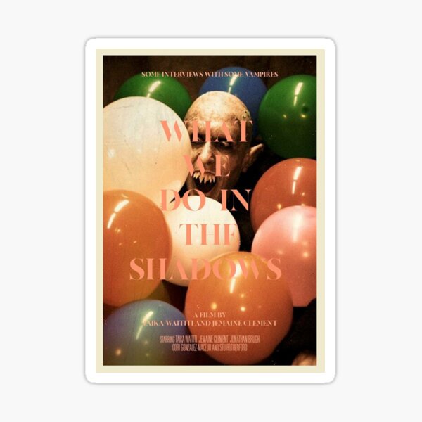 "what we do in the shadows Poster classic " Sticker for Sale by ...