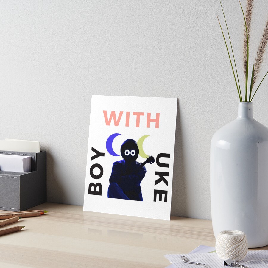 "BoyWithUke" Art Board Print for Sale by DecalDepotAB | Redbubble