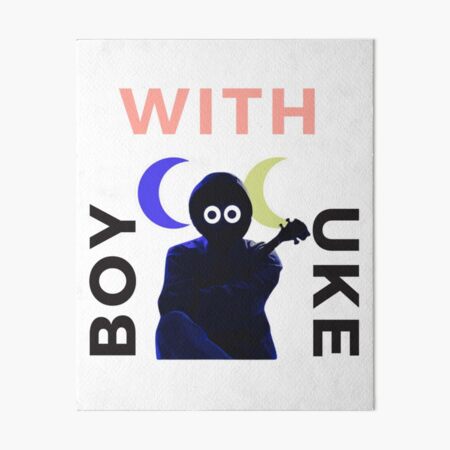 "BoyWithUke" Art Board Print for Sale by DecalDepotAB | Redbubble