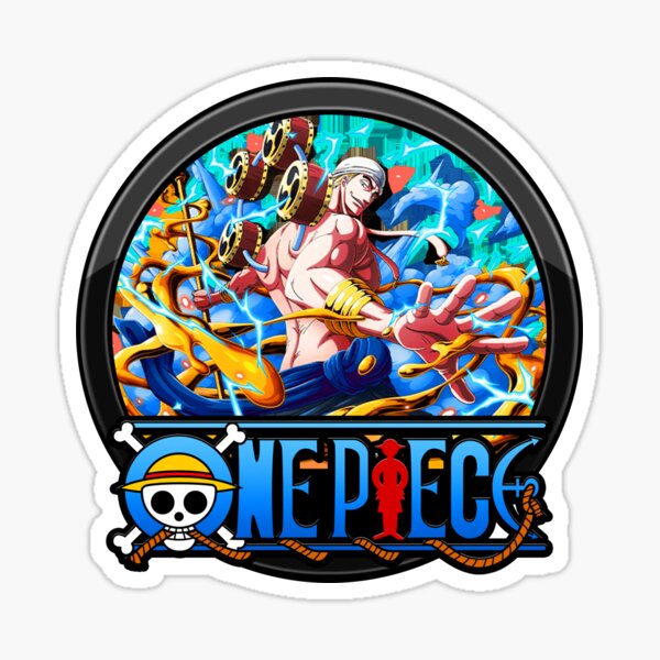 "ONE PIECE - ENEL" Sticker for Sale by CIRCLERET | Redbubble
