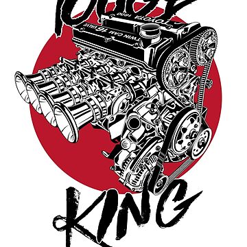 "4AGE japan car engine Toyota AE86" Poster for Sale by SimpleWayDesign ...