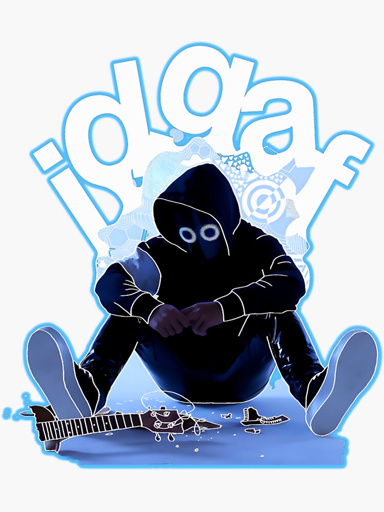 "Boywithuke I.D.G.A.F " Sticker for Sale by DecalDepotAB | Redbubble