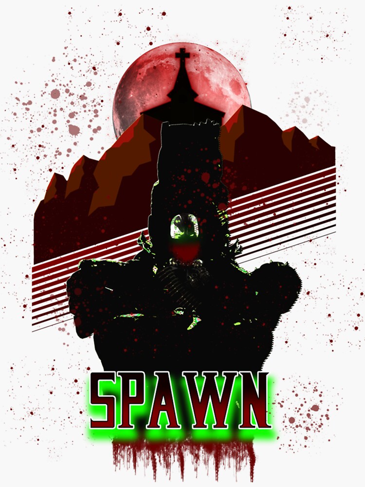 "Spawn " Sticker for Sale by KaneLauren2 | Redbubble