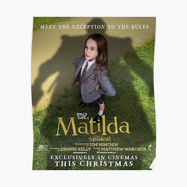 "Matilda The Musical" Poster by mckinney-shop | Redbubble