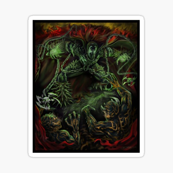 "SPAWN " Sticker for Sale by KaneLauren2 | Redbubble