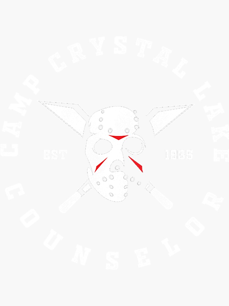 "Jason Camp Crystal Lake est 1935 Essential" Sticker for Sale by ...