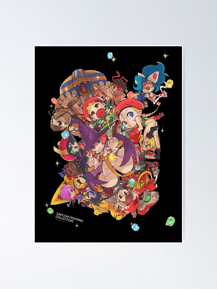 "CAPCOM FIGHTING COLLECTION" Poster for Sale by Kathalineunique | Redbubble