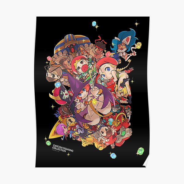 "CAPCOM FIGHTING COLLECTION" Poster for Sale by Kathalineunique | Redbubble