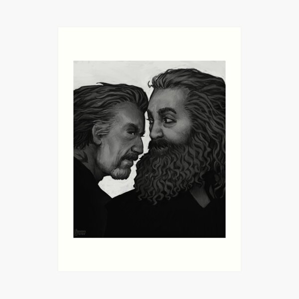 "Right Hand Man OFMD fanart " Art Print for Sale by Divana-v | Redbubble