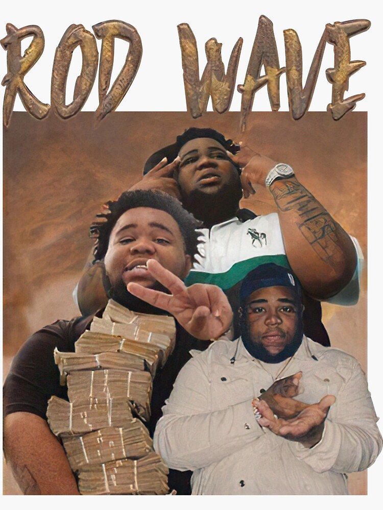 "Rod Wave Rapper " Sticker for Sale by JosieQueen | Redbubble