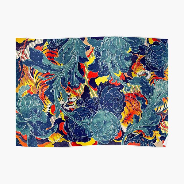 "James Jean Red Tiger" Poster for Sale by mgpeterson590 | Redbubble