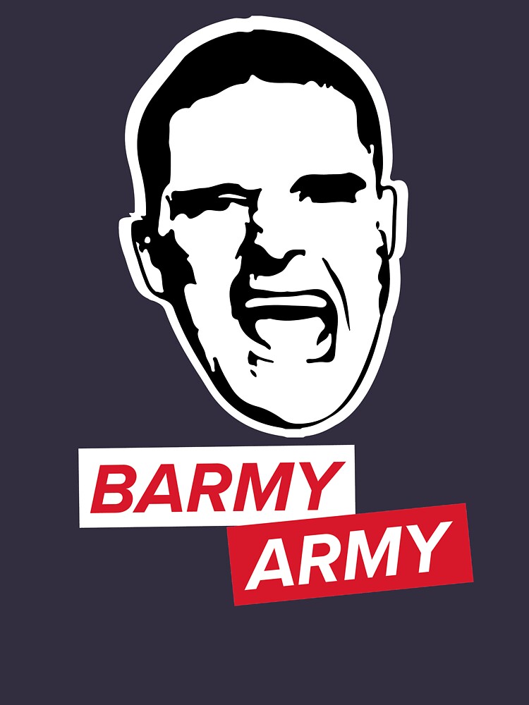 "Barmy Army" T-shirt for Sale by Casuals | Redbubble | football t ...