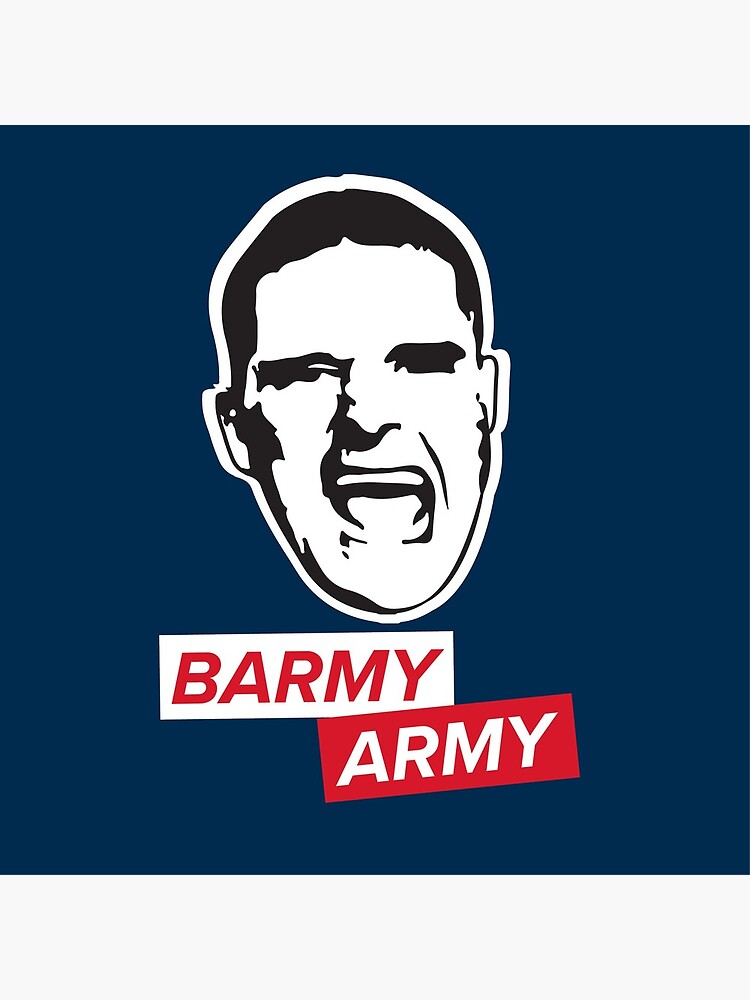 "Barmy Army" Framed Art Print for Sale by Casuals | Redbubble