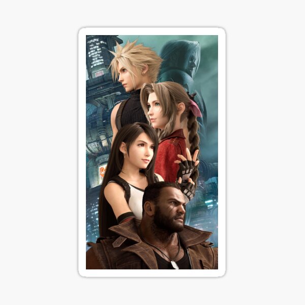 "FF7 Team" Sticker for Sale by xszone | Redbubble