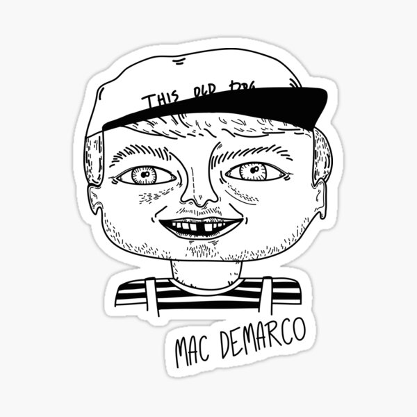 Macdemarco Stickers | Redbubble
