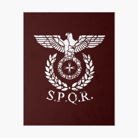 "Roman Emblem SPQR" Art Board Print by HandDrawnTees | Redbubble