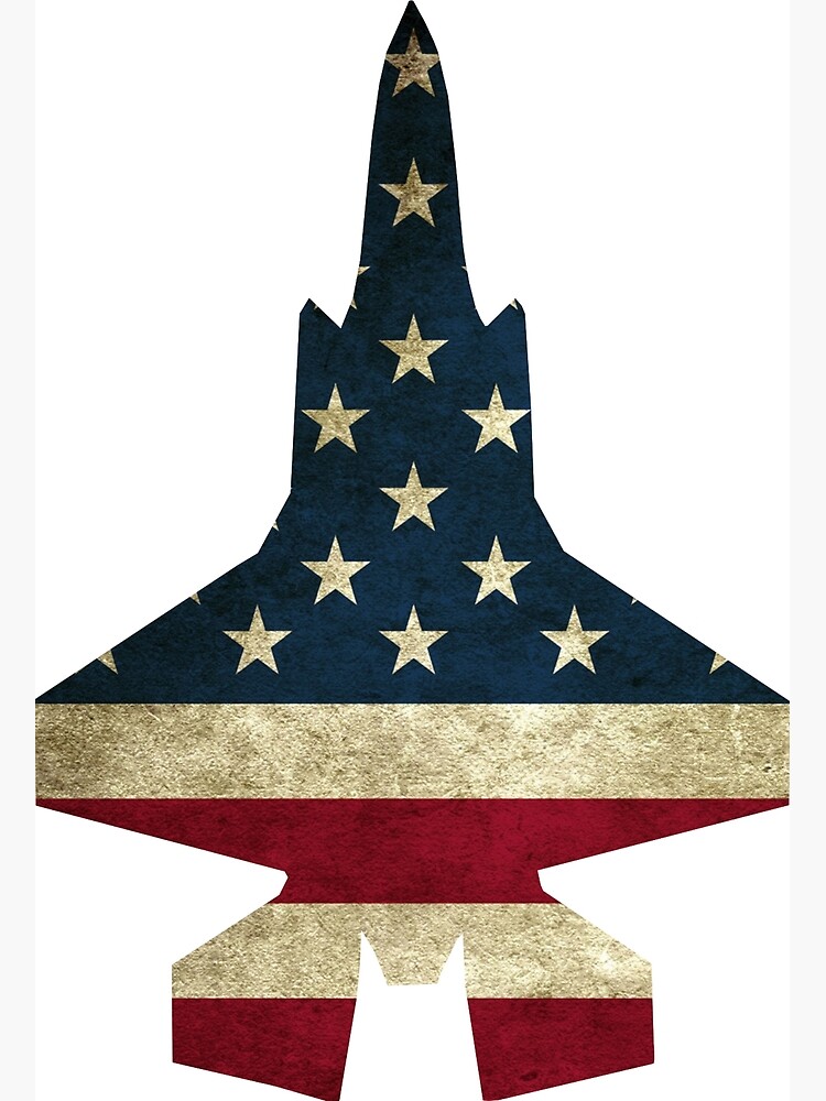 "F35 Lightning Fighter Jet - US flag (1)" Poster for Sale by Warih ...