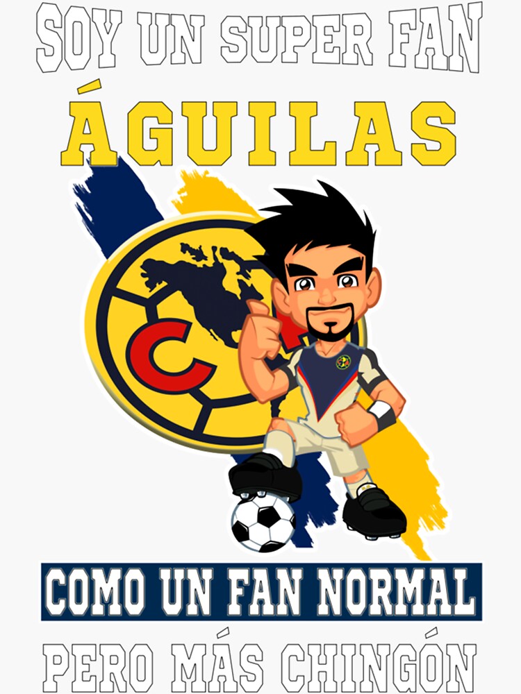 "Aguilas del America Futbol Soccer Mexicano Fan Aguilas Pullover ...