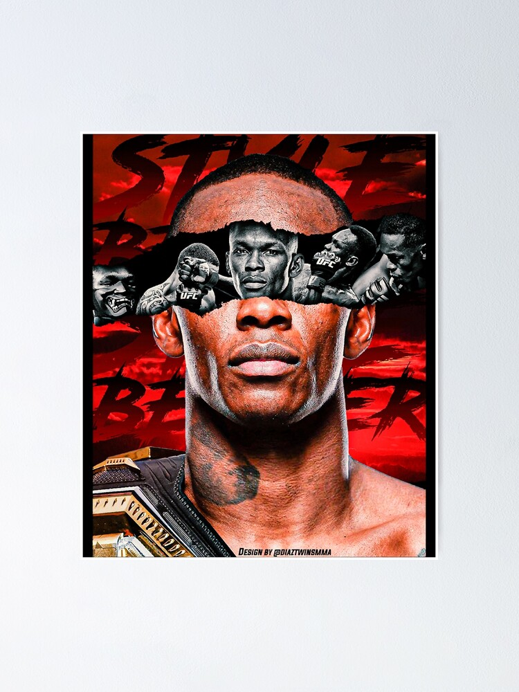 "Israel Adesanya - Style Bender - UFC 276 " Poster for Sale by ...