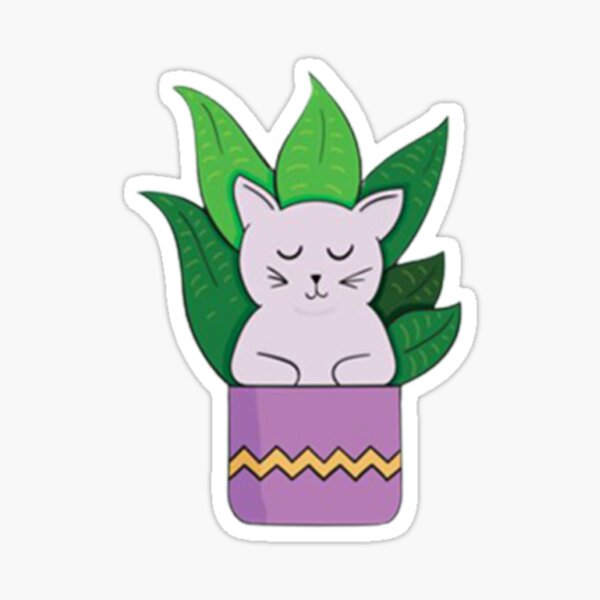 "Catnip & Chill" Sticker for Sale by ZacharyReeves | Redbubble