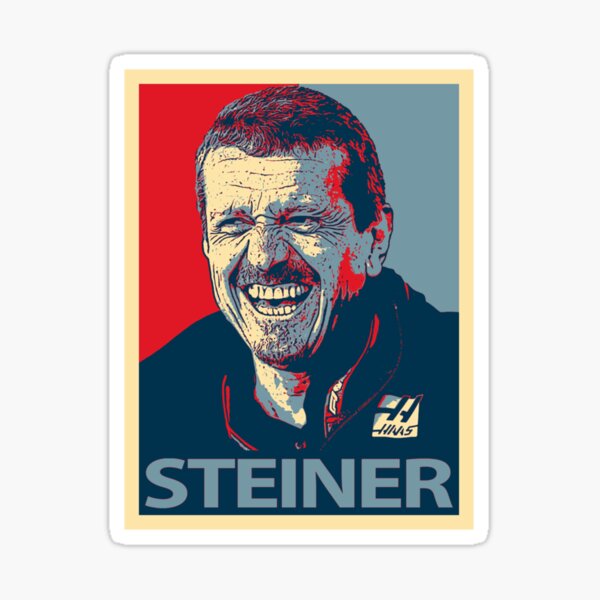 "guenther steiner " Sticker for Sale by BlakleyBreonna2 | Redbubble