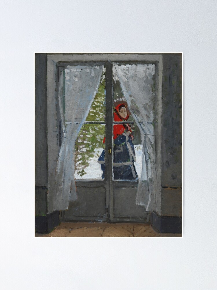 "The Red Kerchief (1868–1873) by Claude Monet" Poster for Sale by see ...
