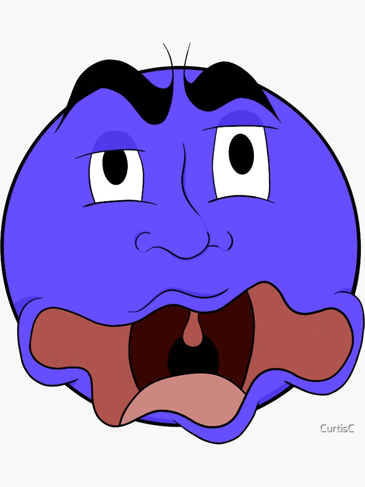 "Burp Face" Sticker for Sale by CurtisC | Redbubble