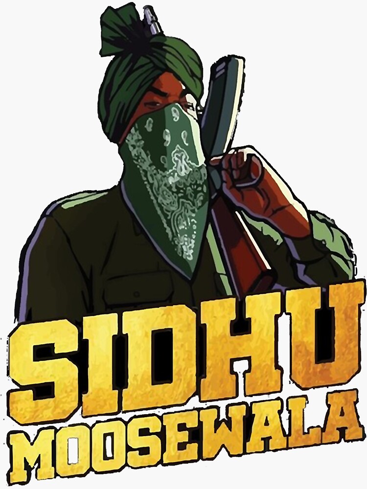 "Sidhu Moose Wala a Sidhu Moose Wala a Sidhu Moose Wala" Sticker for ...