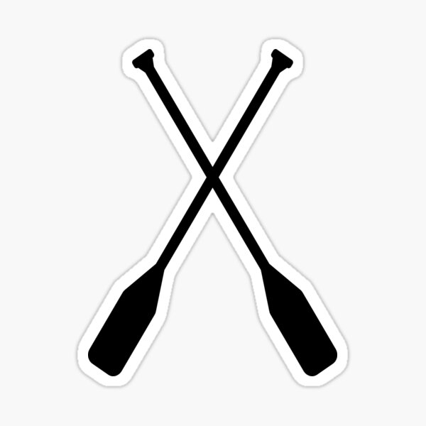 "Rowing oars" Sticker for Sale by SimpleClothin | Redbubble
