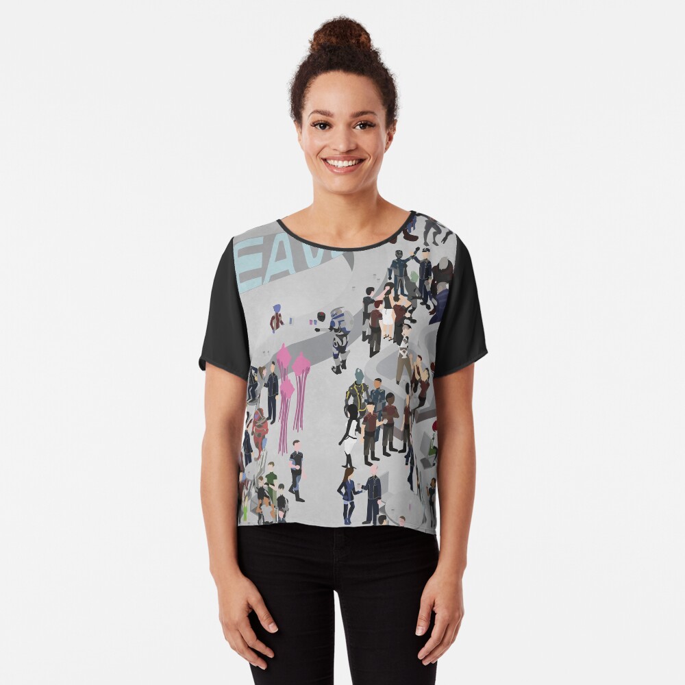 "Mass Effect: Bar in Heaven (Femshep)" Poster for Sale by JayBean ...