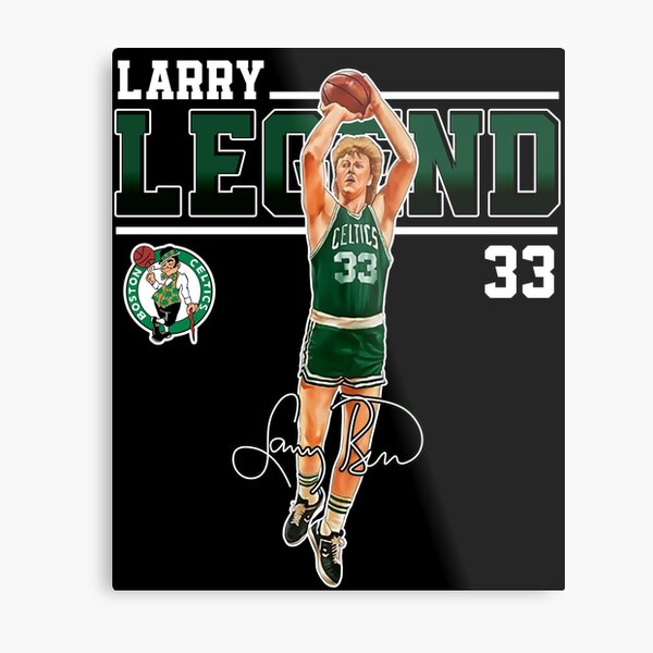 Lámina metálica «Larry Bird Legend Baloncesto Air Bird Signature ...