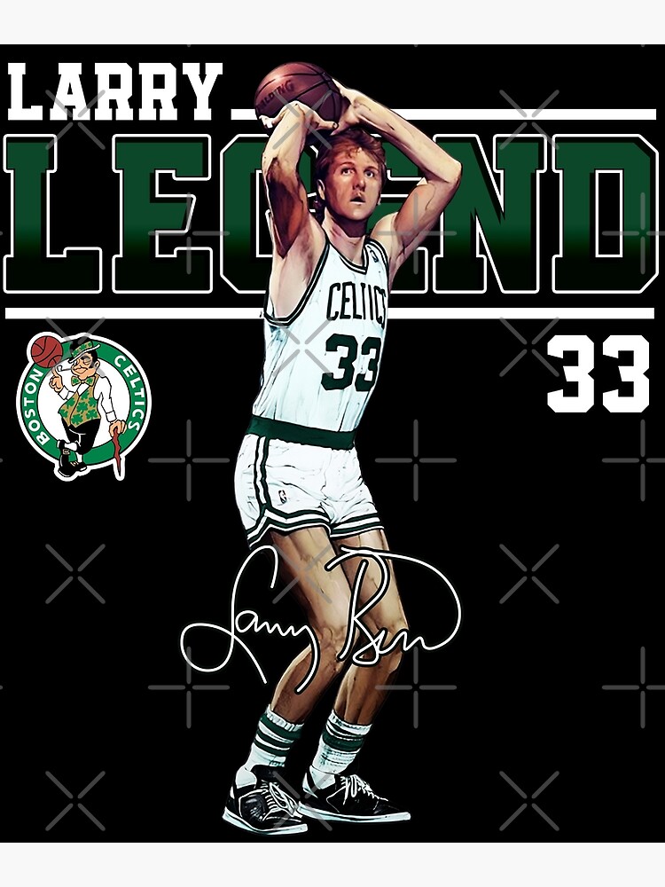 Póster «Larry Bird Legend Baloncesto Air Bird Signature Vintage Retro ...