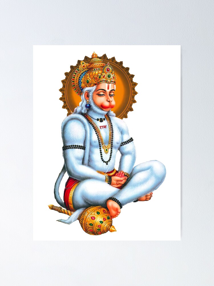 "Lord Hanuman" Poster for Sale by Onodera | Redbubble