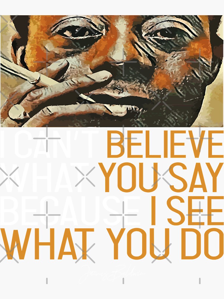 "Retro James Baldwin Awesome For Movie Fan" Sticker for Sale by ...