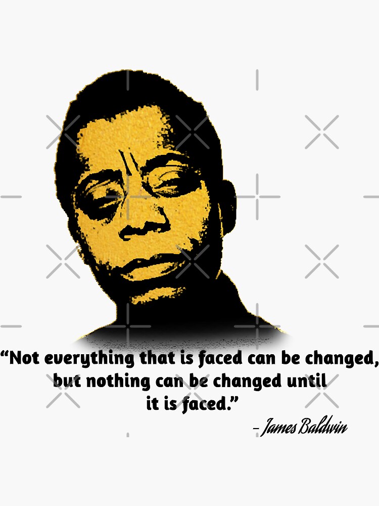 "Trend James Baldwin Protest Gifts For Music Fans" Sticker for Sale by ...