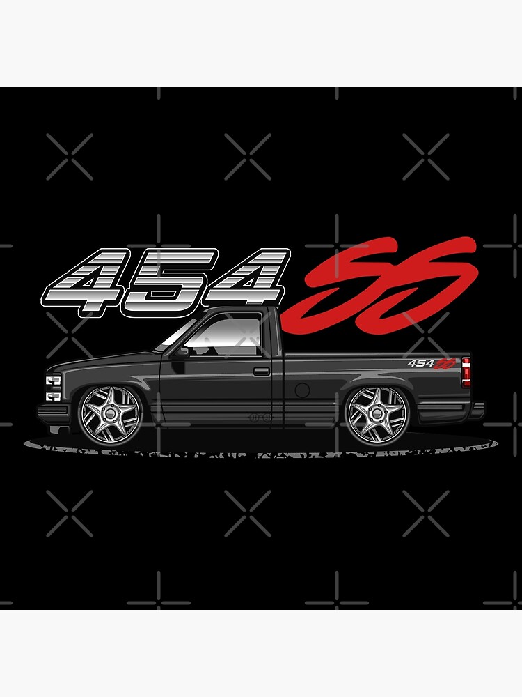 "Chevy 454 SS Pickup Truck (Black Beauty)" Photographic Print for Sale ...