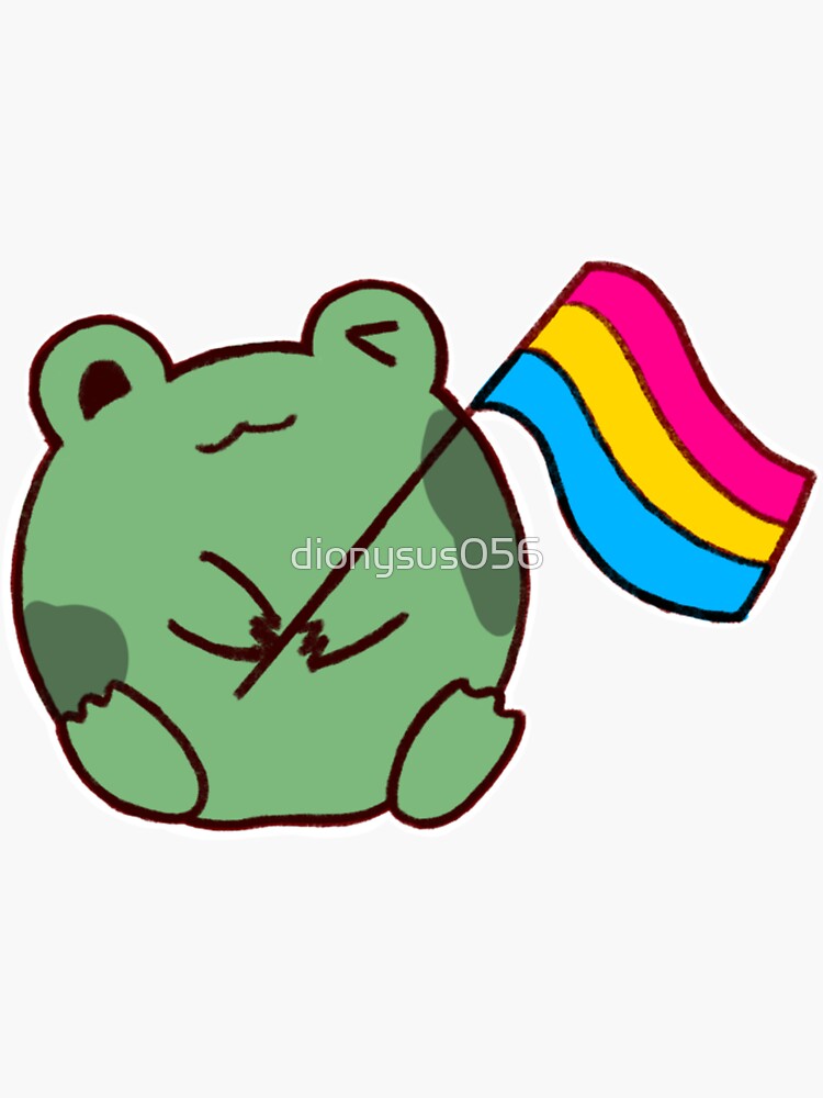 "Pride Frogs- Pansexual Flag" Sticker for Sale by dionysus056 | Redbubble