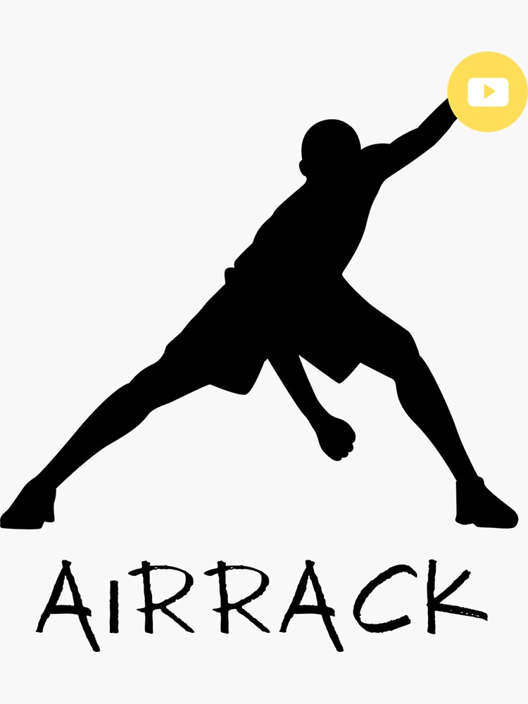 "airrack merch airrack" Sticker for Sale by Santanaghita | Redbubble