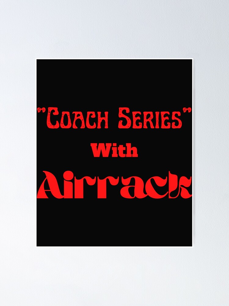 "airrack merch airrack" Poster for Sale by Santanaghita | Redbubble