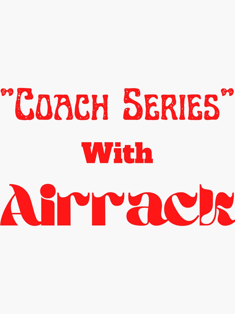 "airrack merch airrack" Sticker for Sale by Santanaghita | Redbubble