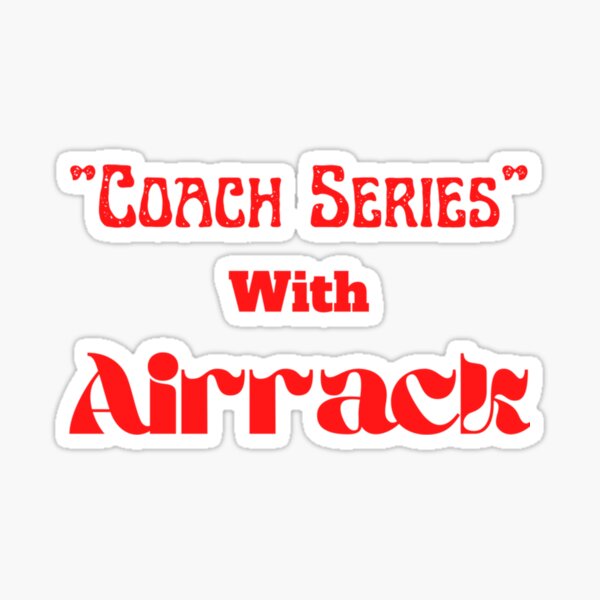 "airrack merch airrack" Sticker for Sale by Santanaghita | Redbubble