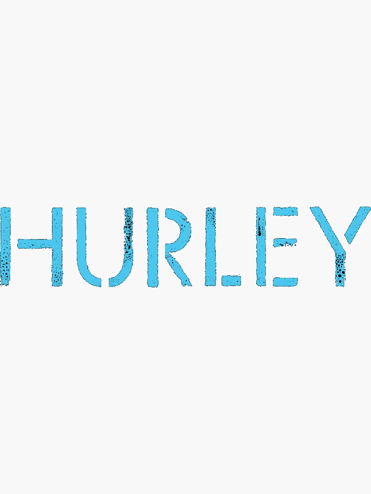 "Hurley portrait logo blue" Sticker for Sale by Creativactory | Redbubble