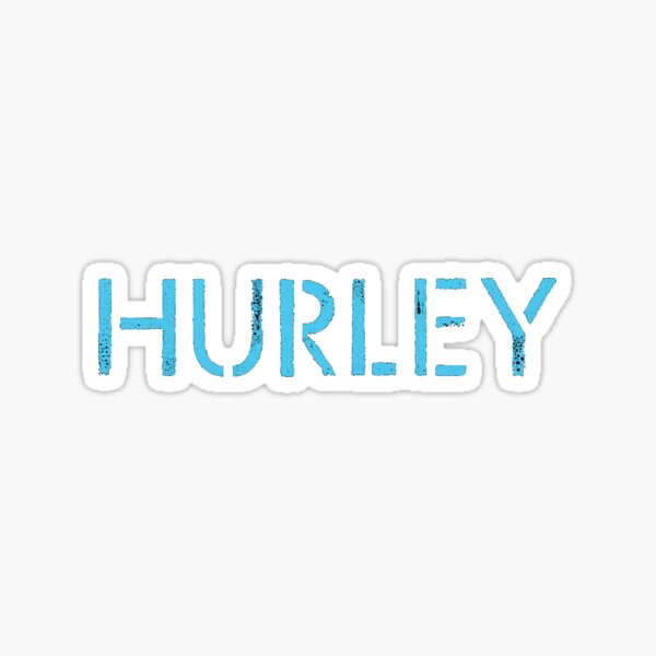 "Hurley portrait logo blue" Sticker for Sale by Creativactory | Redbubble